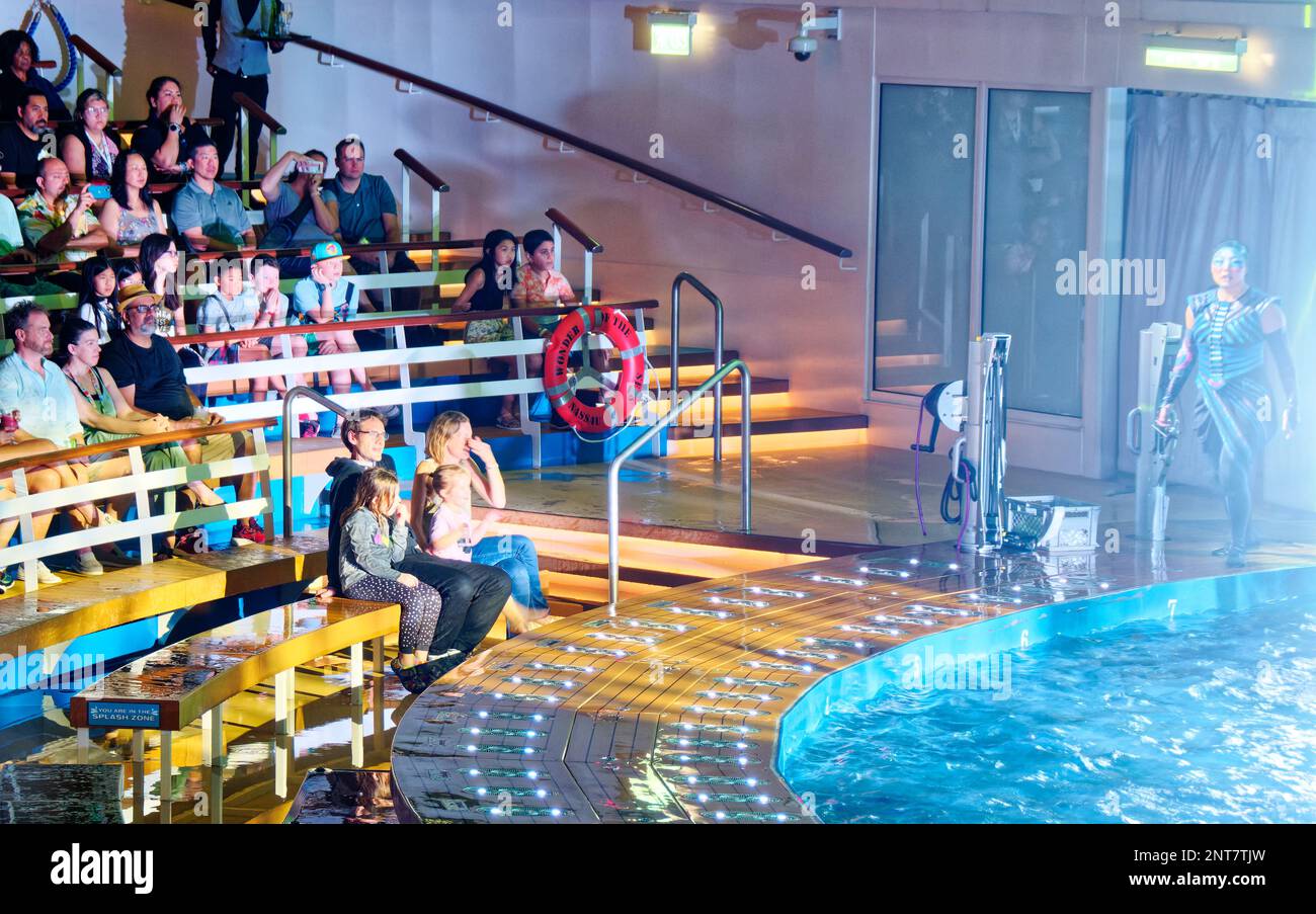 MIAMI, FLORIDA - January 29, 2023: Royal Caribbean operate over 25 ...