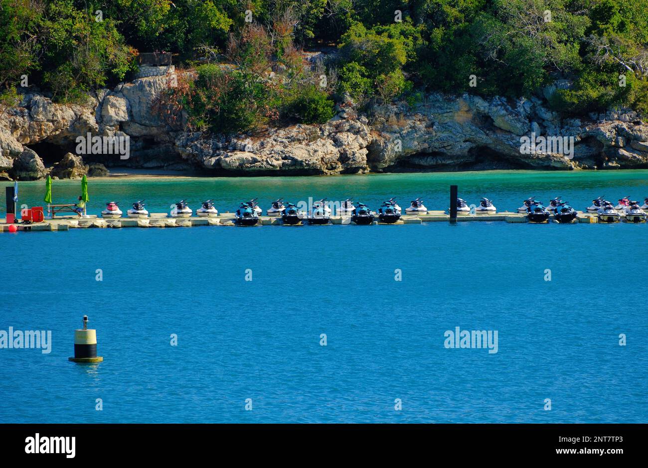 LABADEE, HAITI -January 31, 2023: Labadee is a port located on the ...