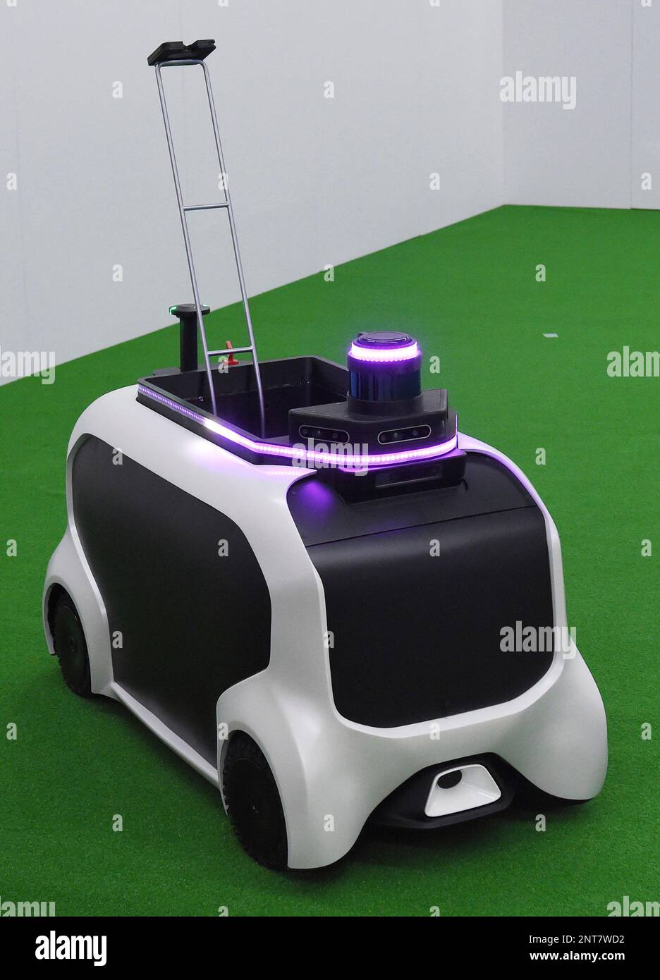 A photo shows a robot "FSR: Field Support Robot" developed by Toyota ...