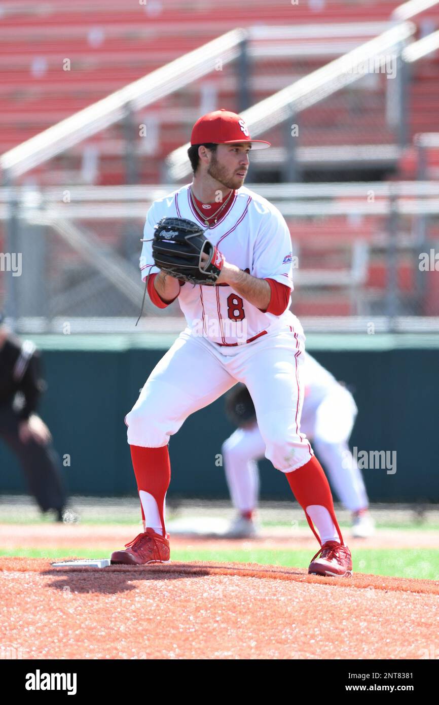 St. John's University Redstorm pitcher Sean Mooney (8) during game ...