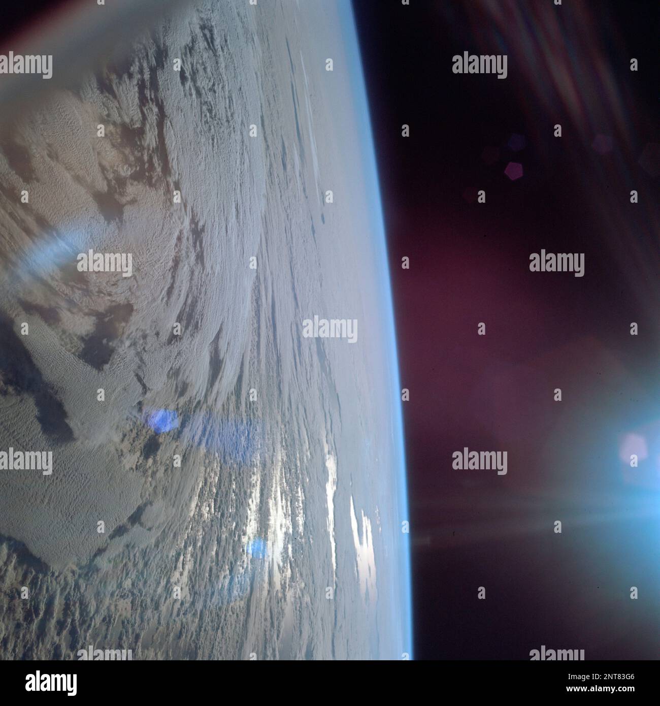 This July 16, 1969 photo made available by NASA shows the Earth as the ...