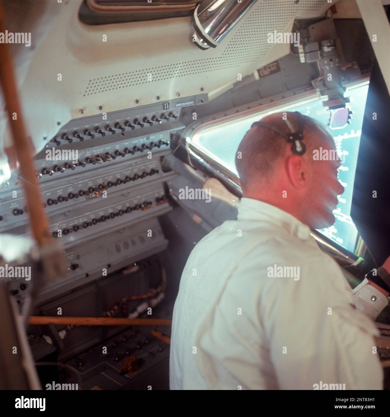 This July 20, 1969 photo made available by NASA shows Apollo 11 ...