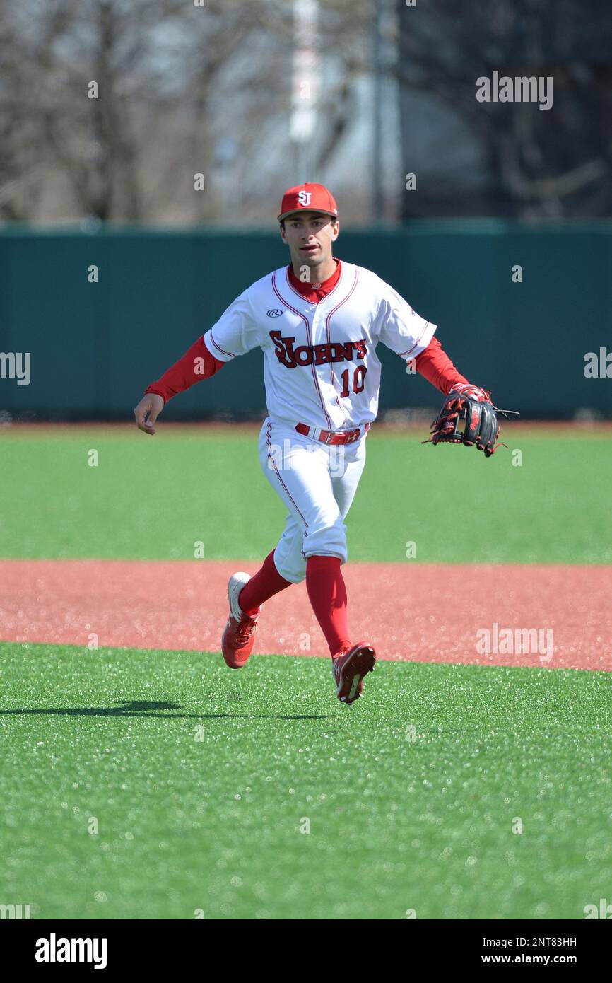 St. John's University Redstorm infielder Brandon Bassard (10) during ...