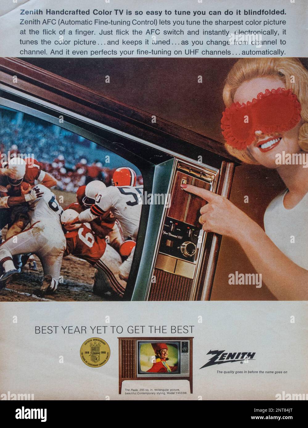 Vintage "Life" Magazine 26 January 1968 Issue Advert, USA Stock Photo ...