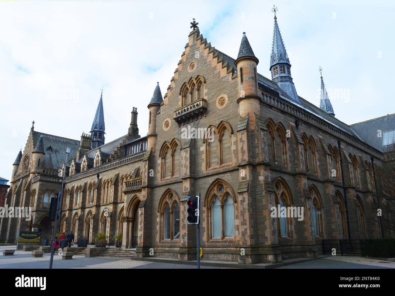 DUNDEE, SCOTLAND - 26 FEBRUARY 2023: View of The McManus Galleries, art gallery and museum ...