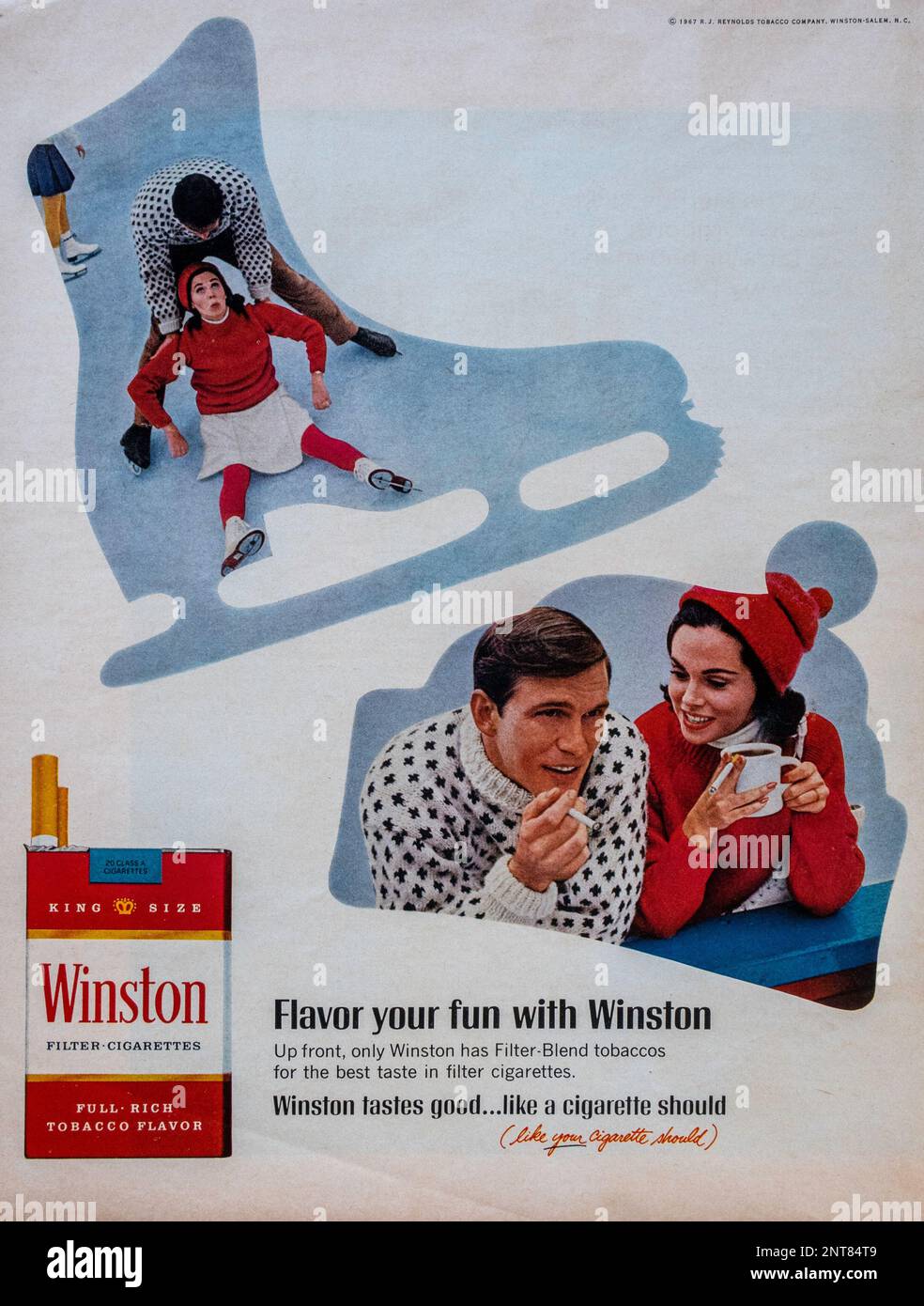 Winston cigarette ad hi-res stock photography and images - Alamy