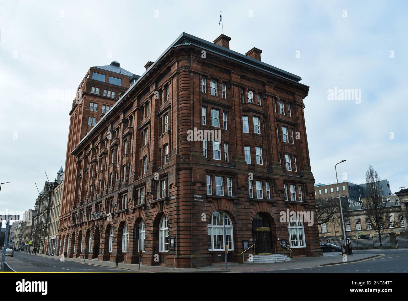 DUNDEE, SCOTLAND - 26 FEBRUARY 2023: The Courier Building, headquarters ...