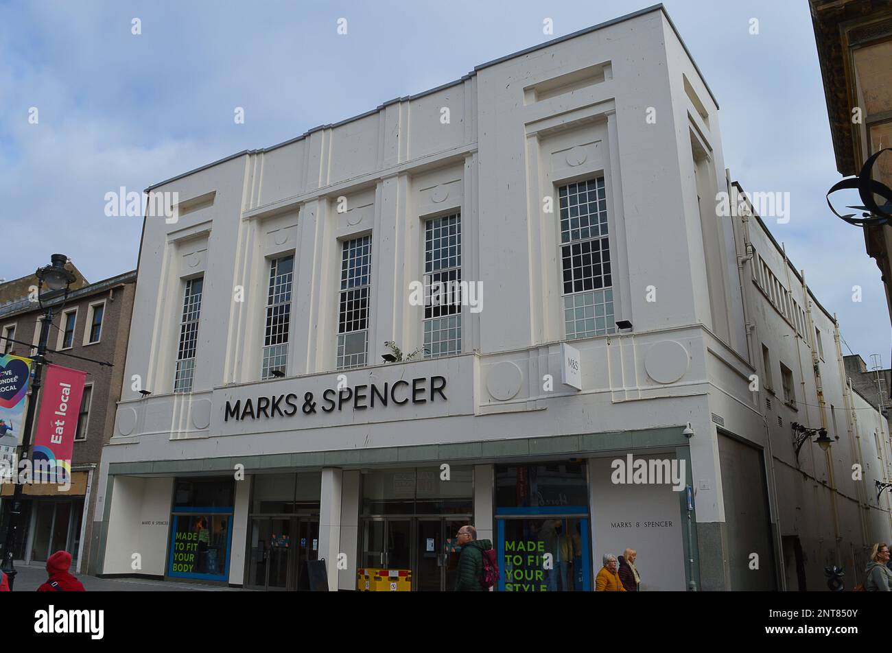DUNDEE, SCOTLAND - 26 FEBRUARY 2023: One of very few art deco buildings ...