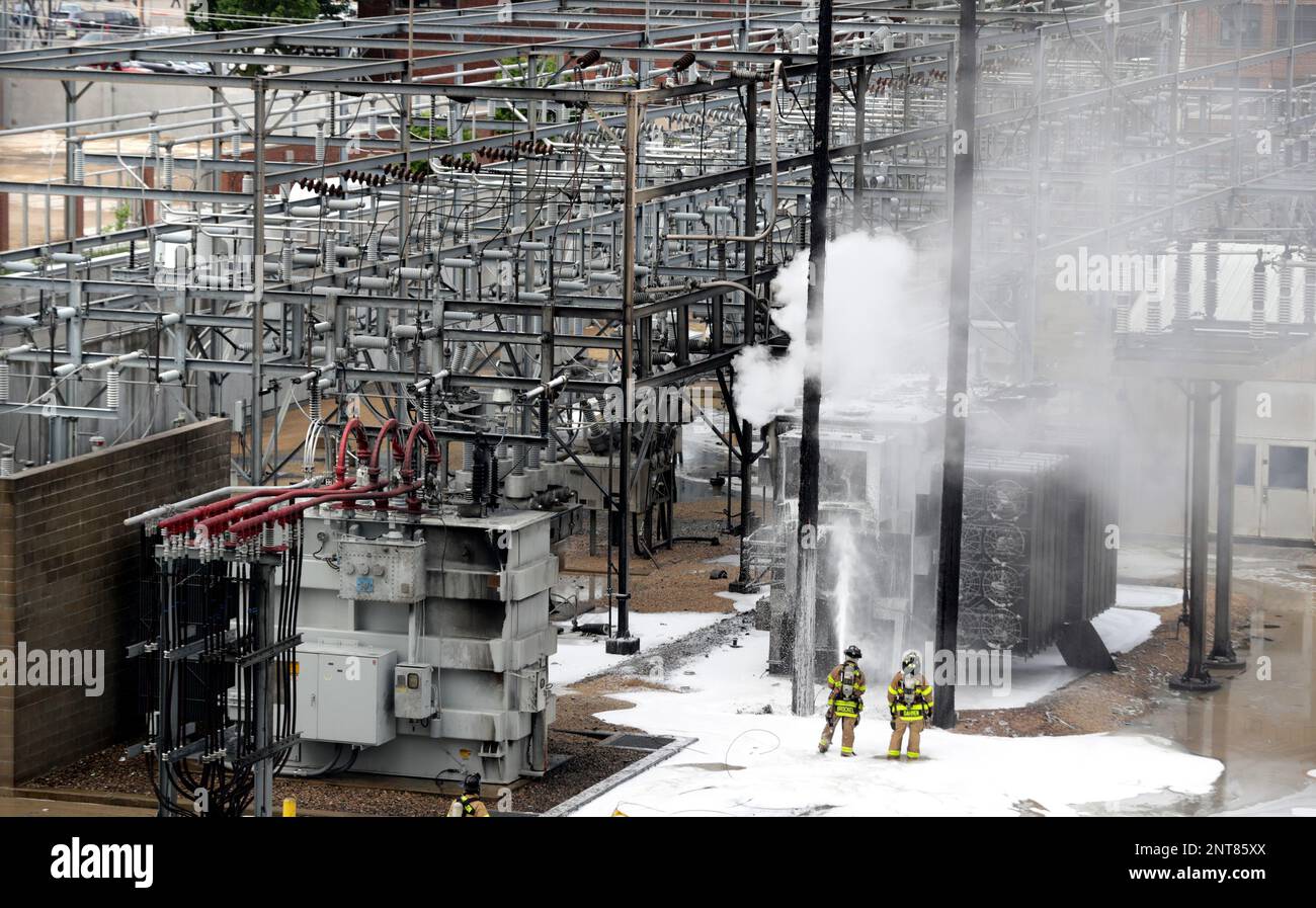 Members of the Madison Fire department respond at the scene of a fire ...