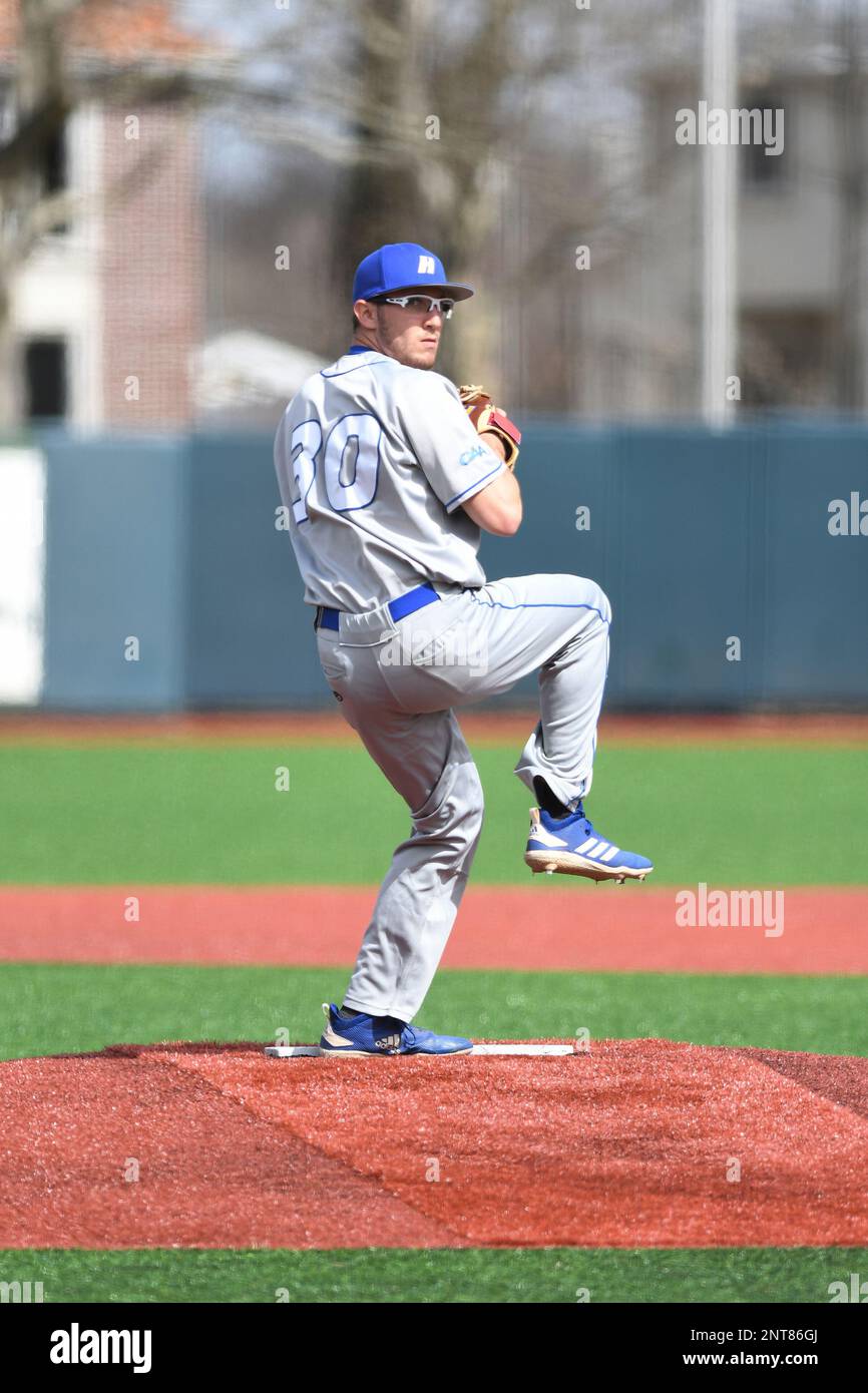 Hofstra University Pride pitcher James Cardinale (30) during game ...