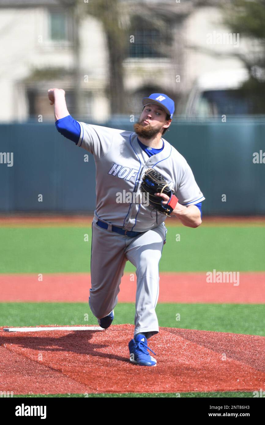Hofstra University Pride pitcher Seamus Brazill (28) during game played ...