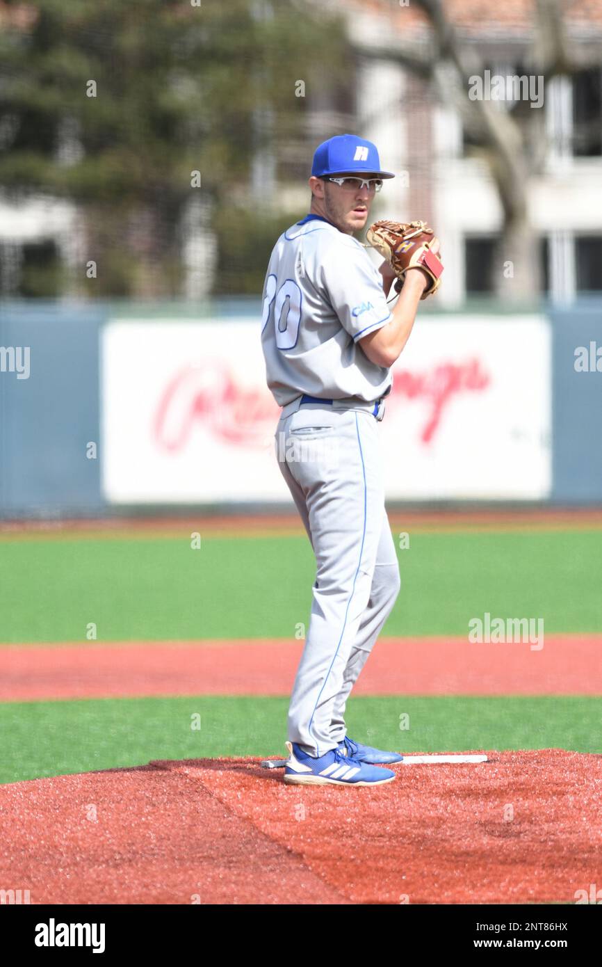 Hofstra University Pride pitcher James Cardinale (30) during game ...