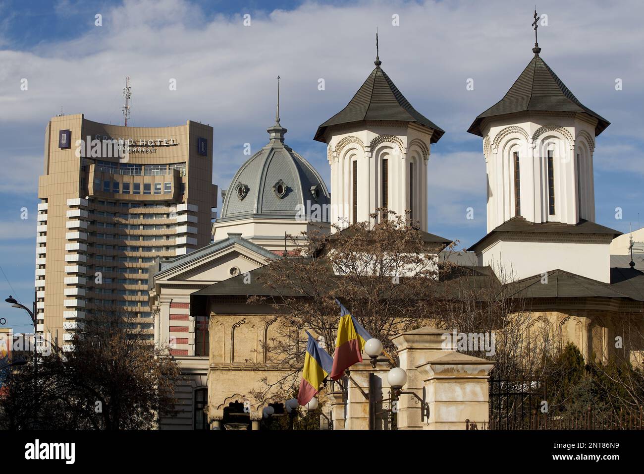 Bucharest, Romania - February 21, 2023: Coltea orthodox church ...