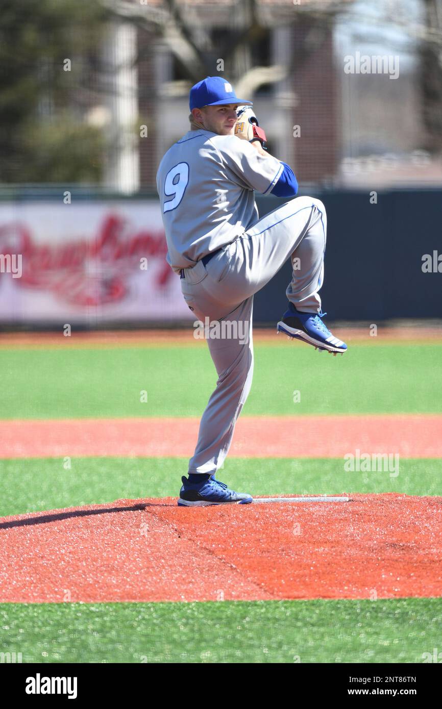 Hofstra University Pride pitcher Ryan Rue (9) during game played ...