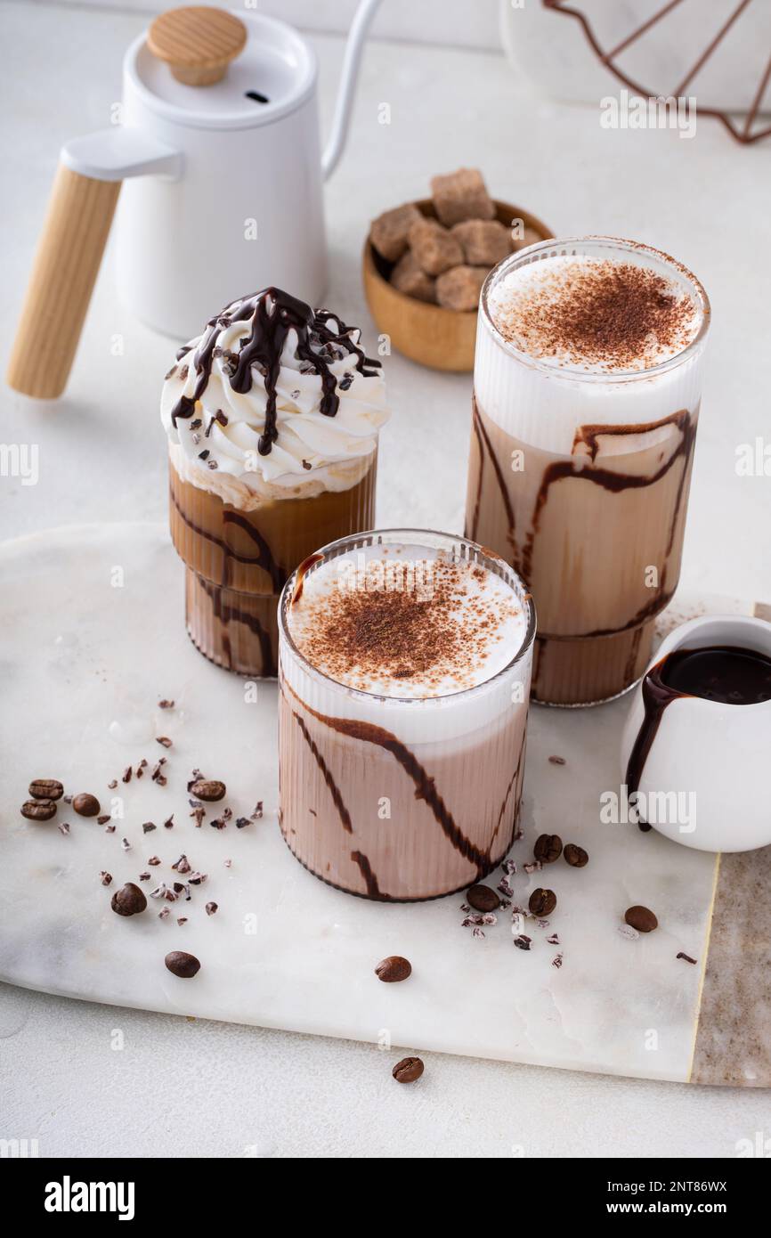 Fancy coffee drinks hi-res stock photography and images - Alamy