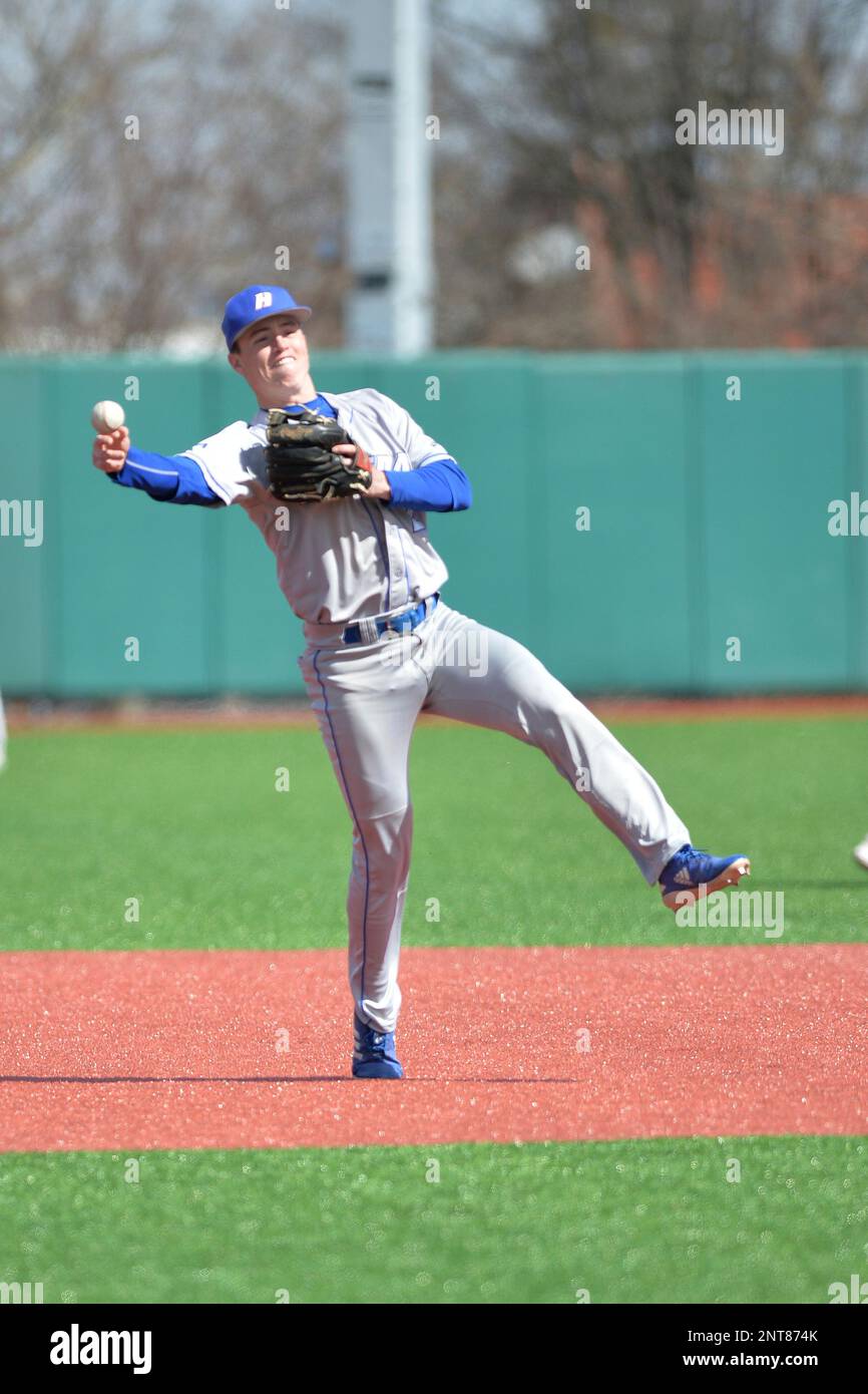 Hofstra University Pride shortstop Austin Gauthier (2) during game ...