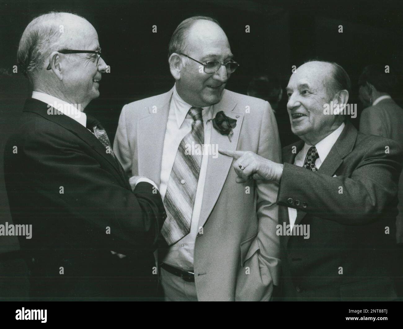 Georgia House Speaker Tom Murphy, center, with former Georgia governors ...