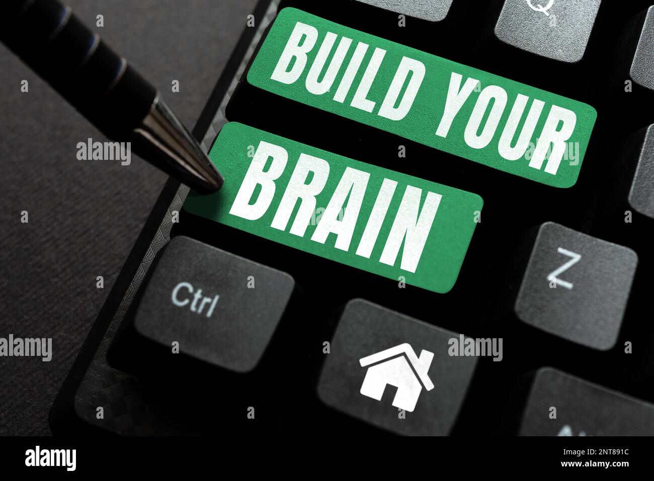 Sign displaying Build Your Brain. Word Written on mental activities to ...