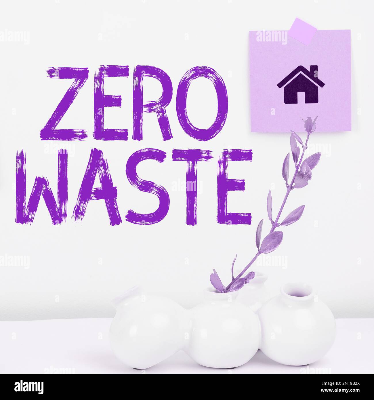 Text caption presenting Zero Waste. Internet Concept industrial responsibility includes ...