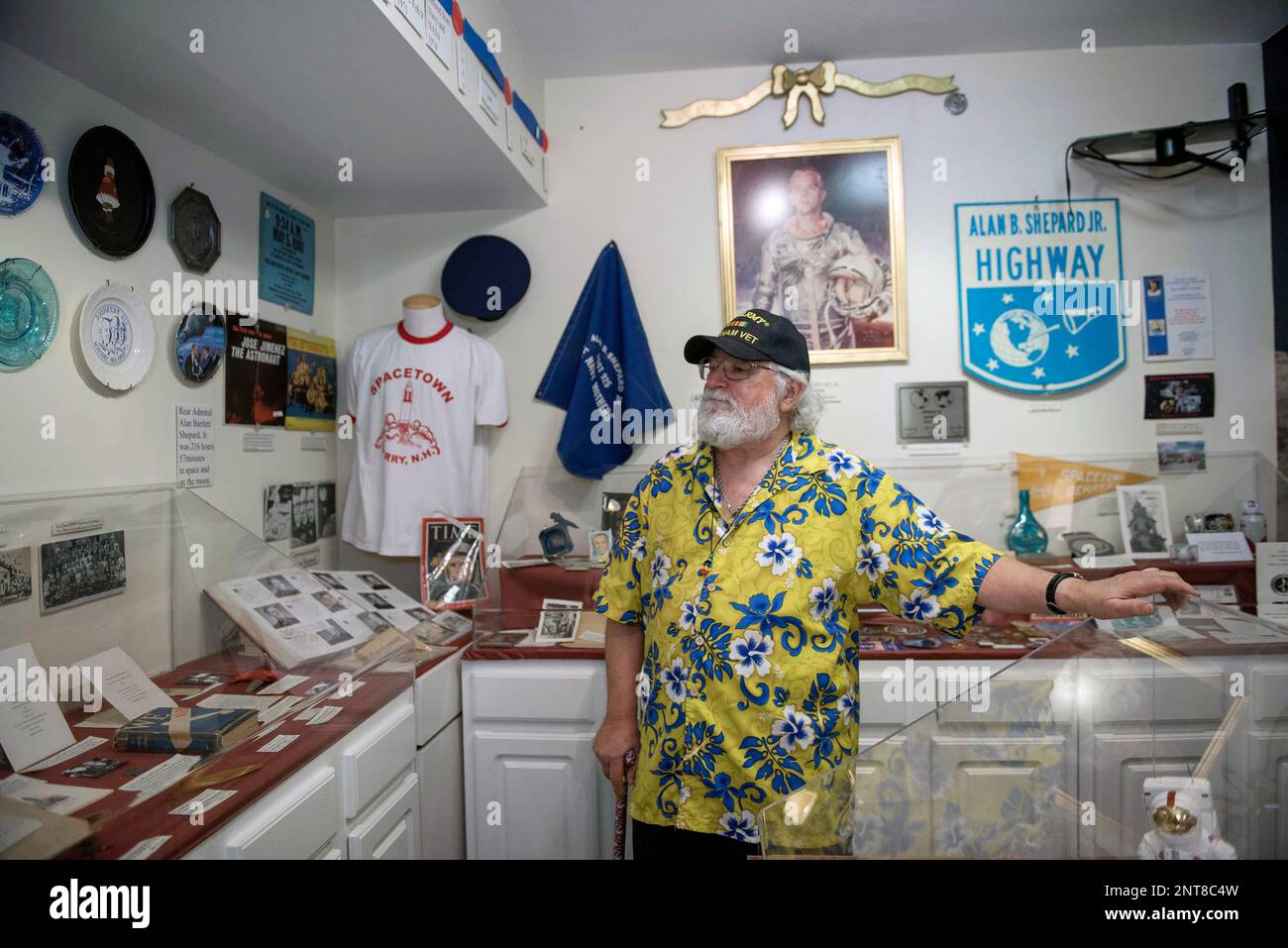 In this May 4, 2019 photo, Rick Holmes, a retired town historian, poses ...