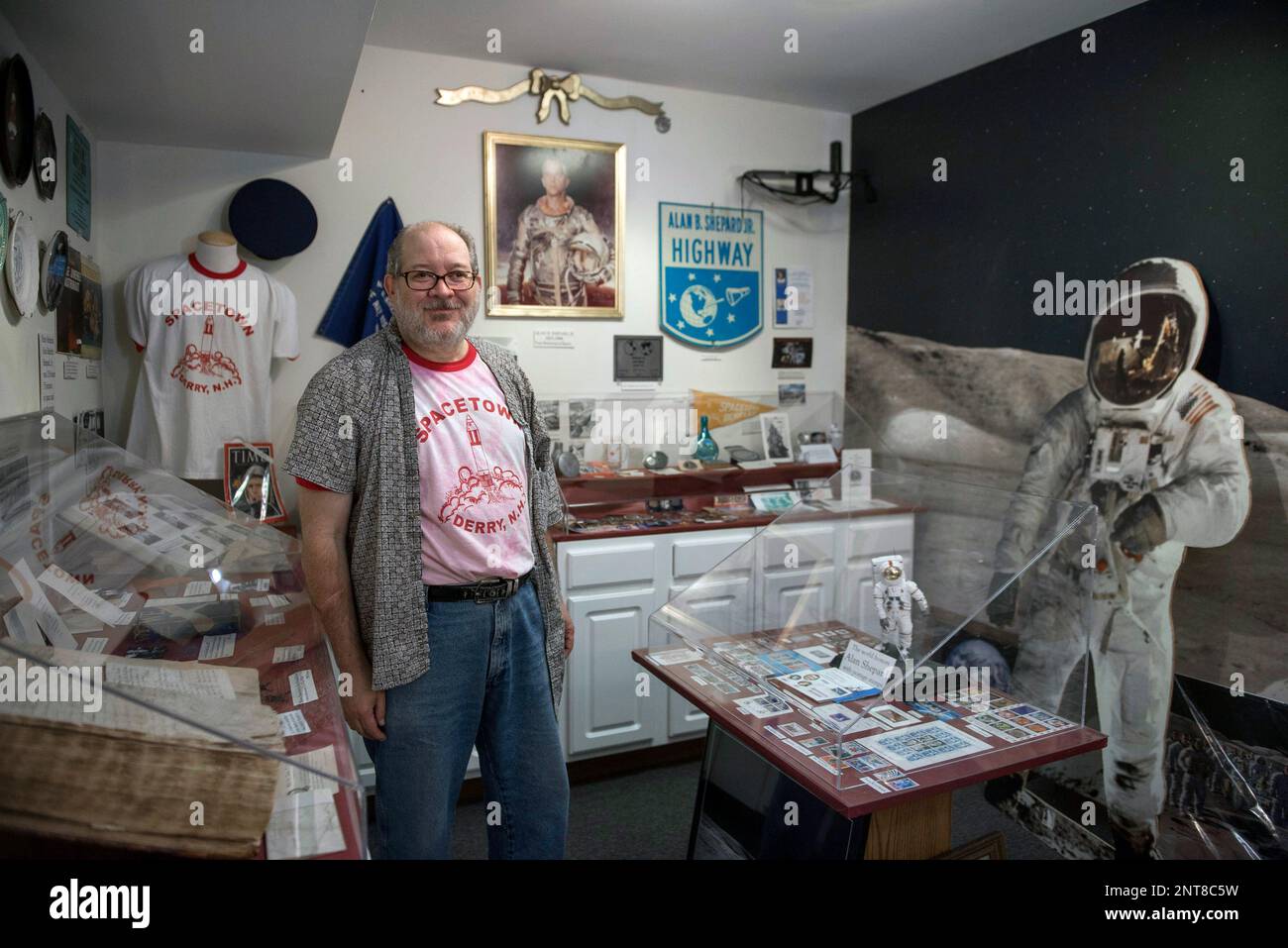 In this May 4, 2019 photo, museum curator Mark Mastromarino poses for a ...