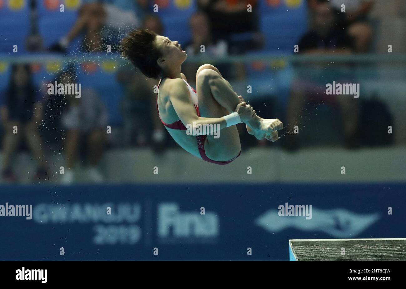 CHEN Yuxi of China performs during the Diving Women's 10m Platform ...