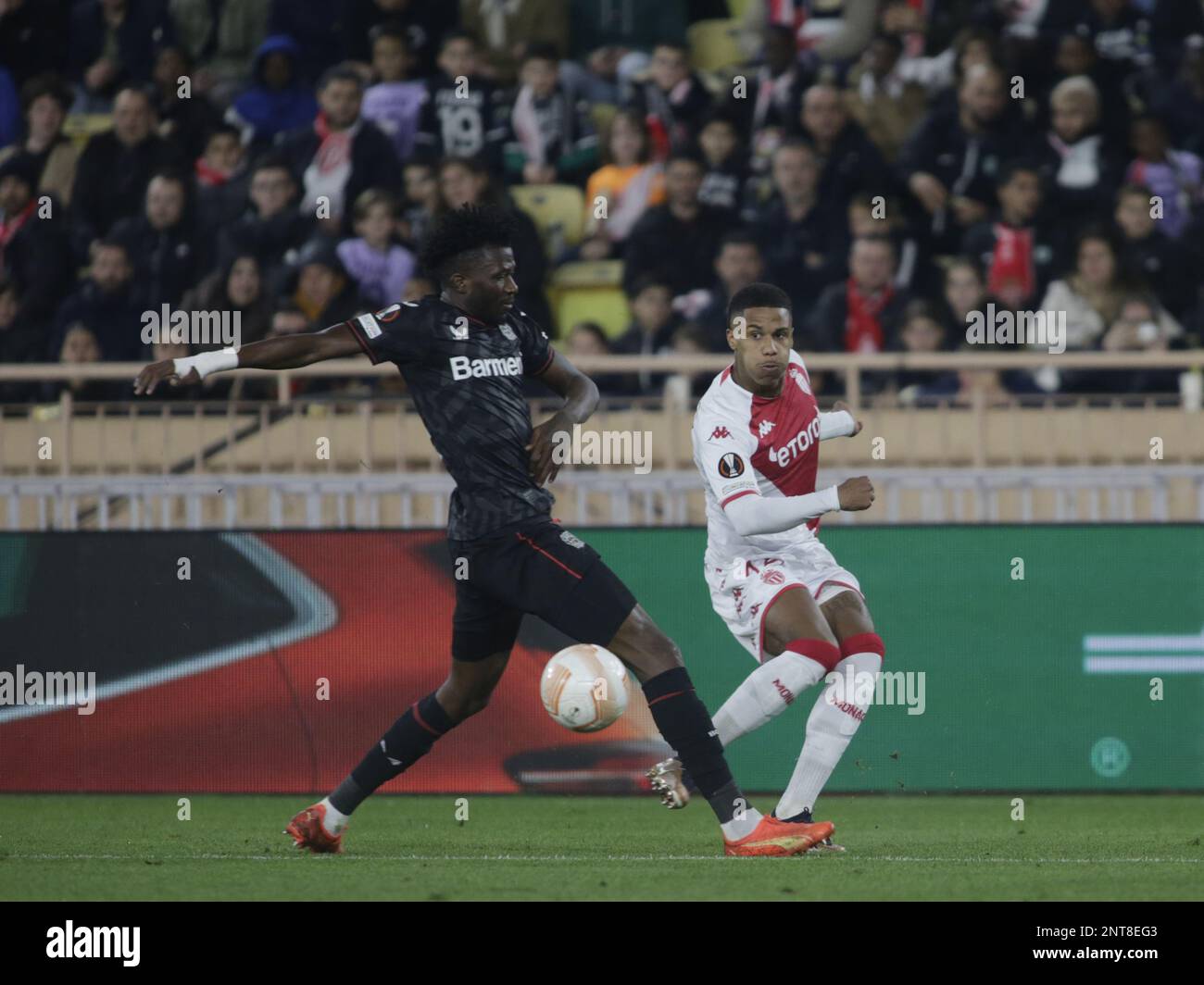 Eliot Matazo of As Monaco during the Uefa Europa League, football match ...