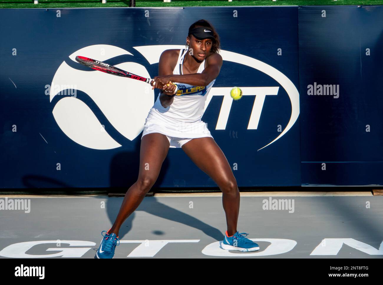 WASHINGTON, DC - JULY 15: Vegas Rollers Asia Muhammad in action during ...