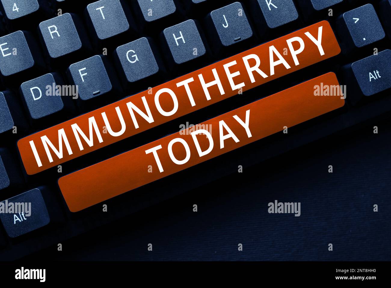Conceptual display Immunotherapy. Conceptual photo treatment or ...