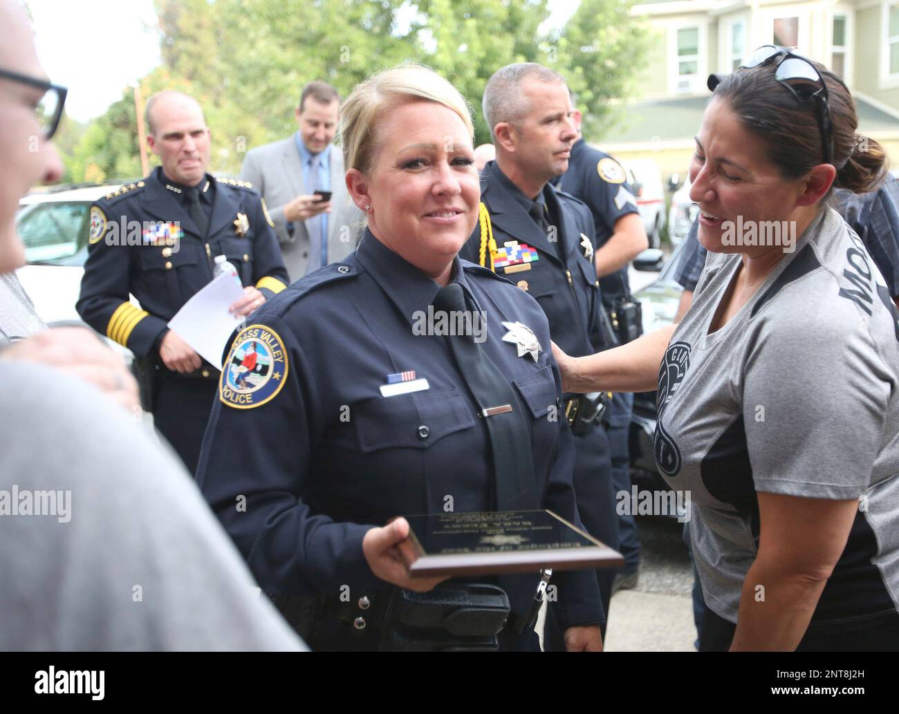 GVPD Detective Sara Perry was honored as the 2018 employee of the year ...