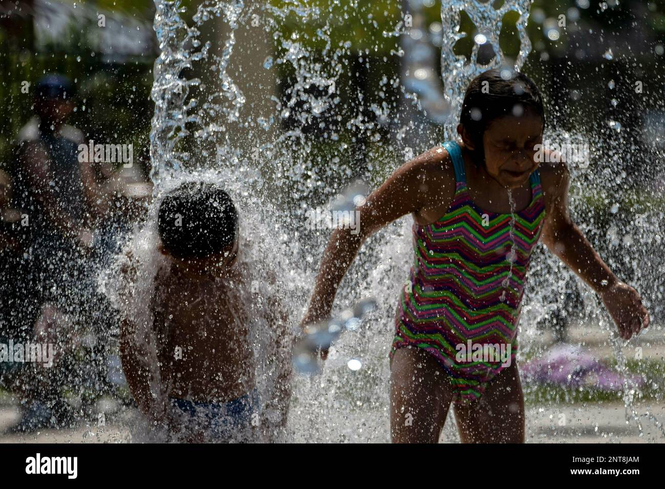 Andrew Ramirez, 8-years old, and sister Ashley Ramirez, 8-years old ...