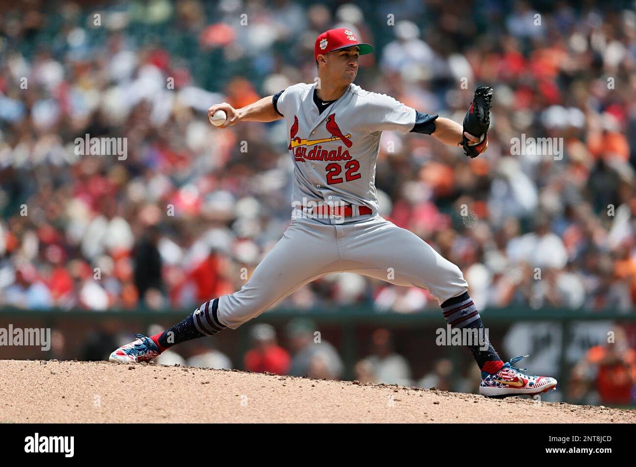 St. Louis Cardinals starting pitcher Jack Flaherty (22) on the mound ...