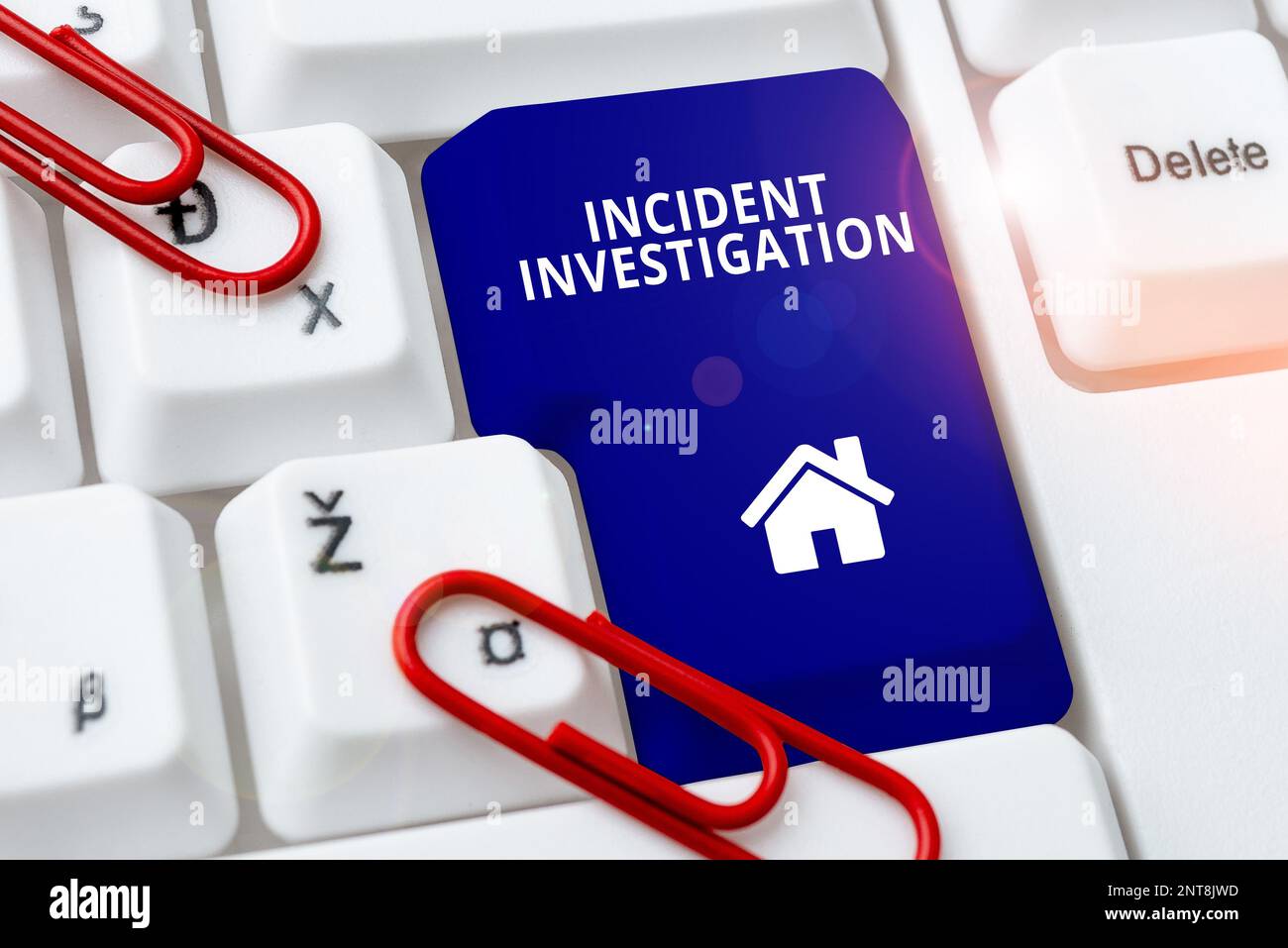 Text sign showing Incident Investigation. Concept meaning responsible ...