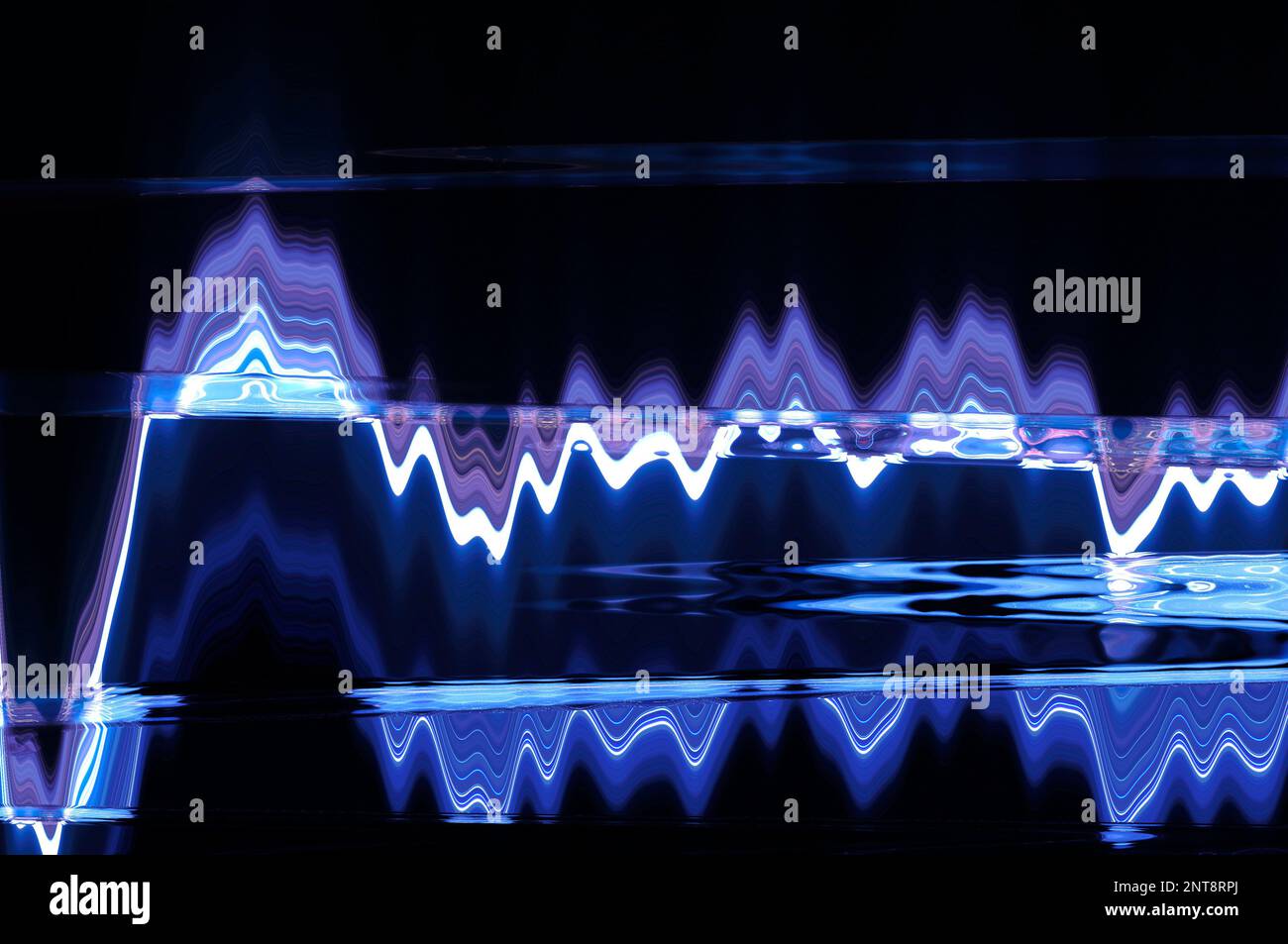 Stage lighting effect in the dark, fuzzy figure Stock Photo - Alamy