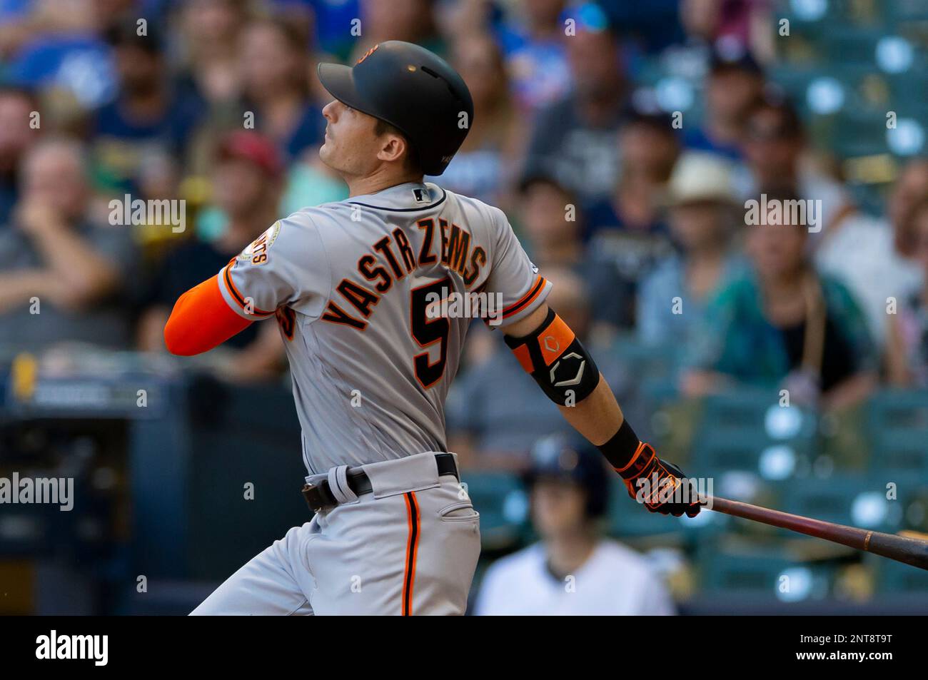 July 13, 2019: San Francisco Giants right fielder Mike Yastrzemski #5 ...