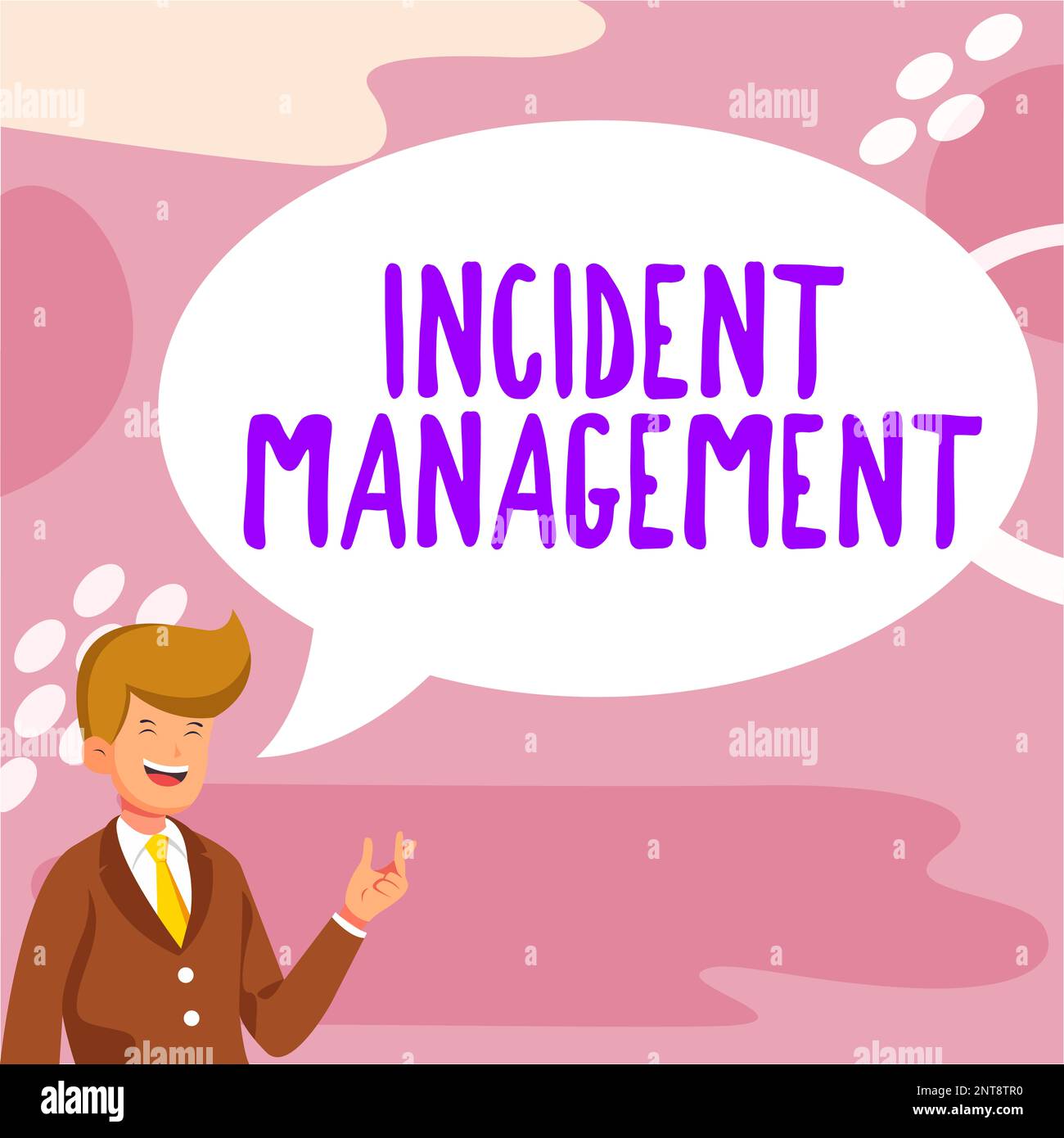 Sign displaying Incident Management. Concept meaning Process to return ...