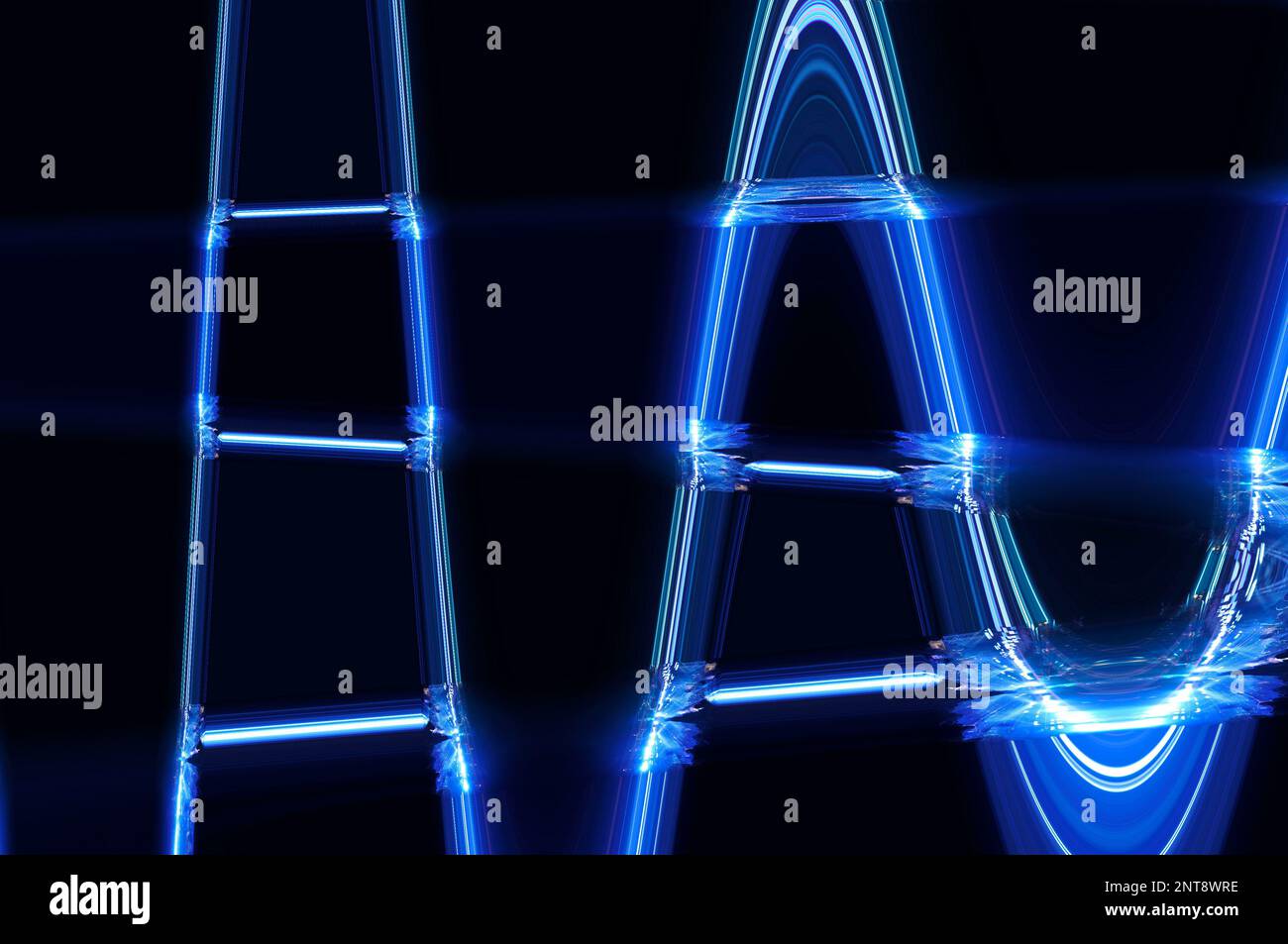 Stage lighting effect in the dark, fuzzy figure Stock Photo - Alamy