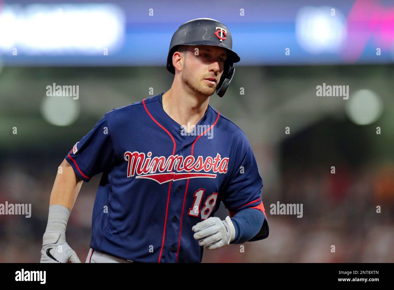 CLEVELAND, OH - JULY 12: Minnesota Twins catcher Mitch Garver (18 ...