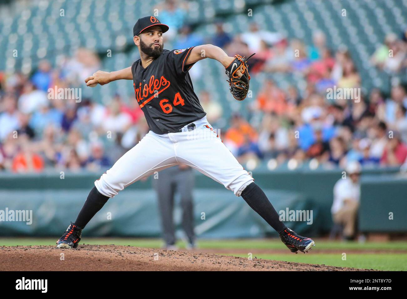 July 12, 2019: Baltimore Orioles starting pitcher Gabriel Ynoa (64 ...