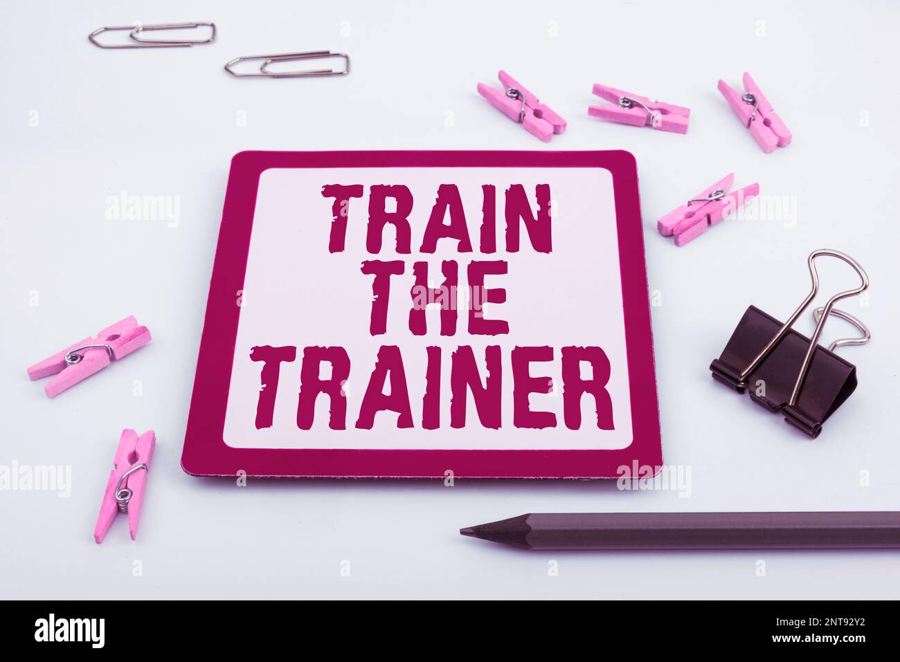 Conceptual display Train The Trainer. Word for identified to teach ...