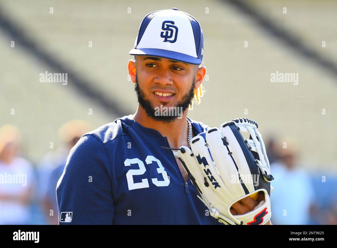 LOS ANGELES, CA - JULY 05: San Diego Padres shortstop Fernando Tatis Jr ...