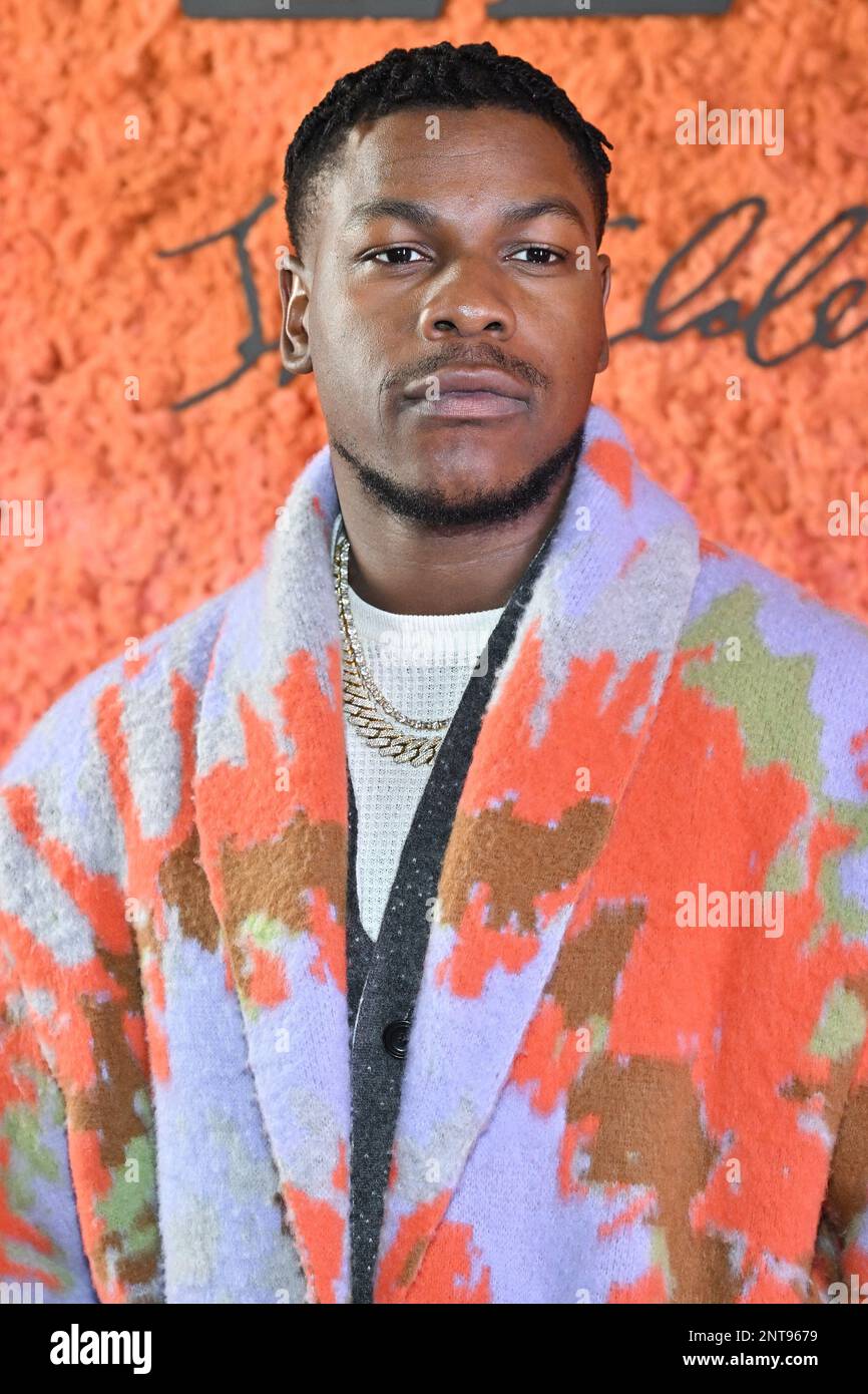 John Boyega attending the ZEGNA x The Elder Statesman party during ...