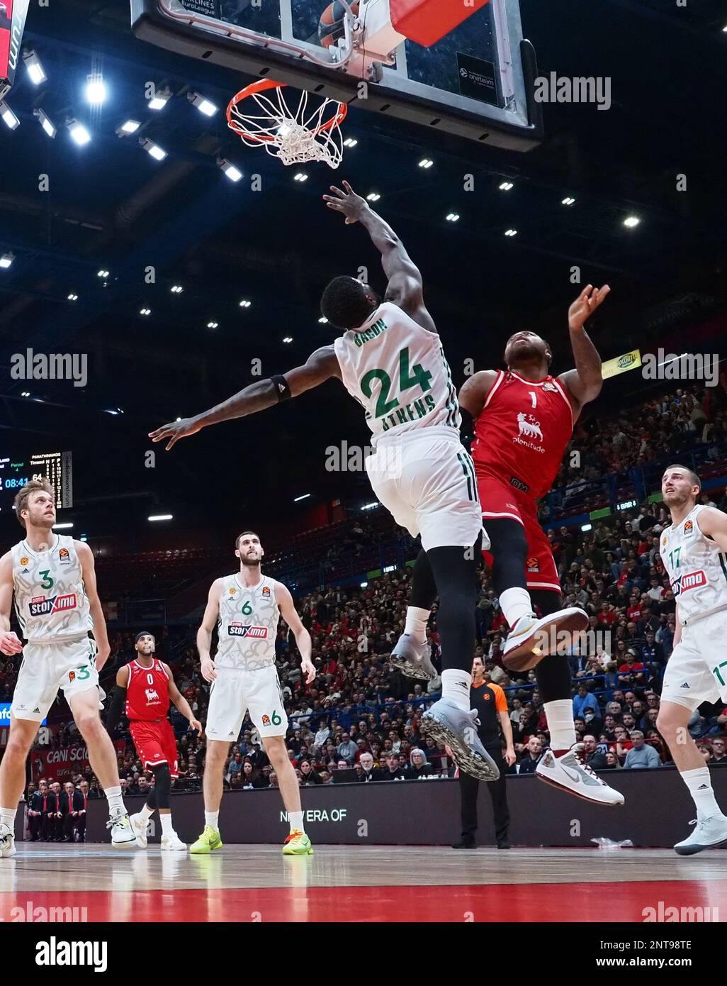 Forum of Assago, Milan, Italy, February 23, 2023, Dwaybe Bacon ...