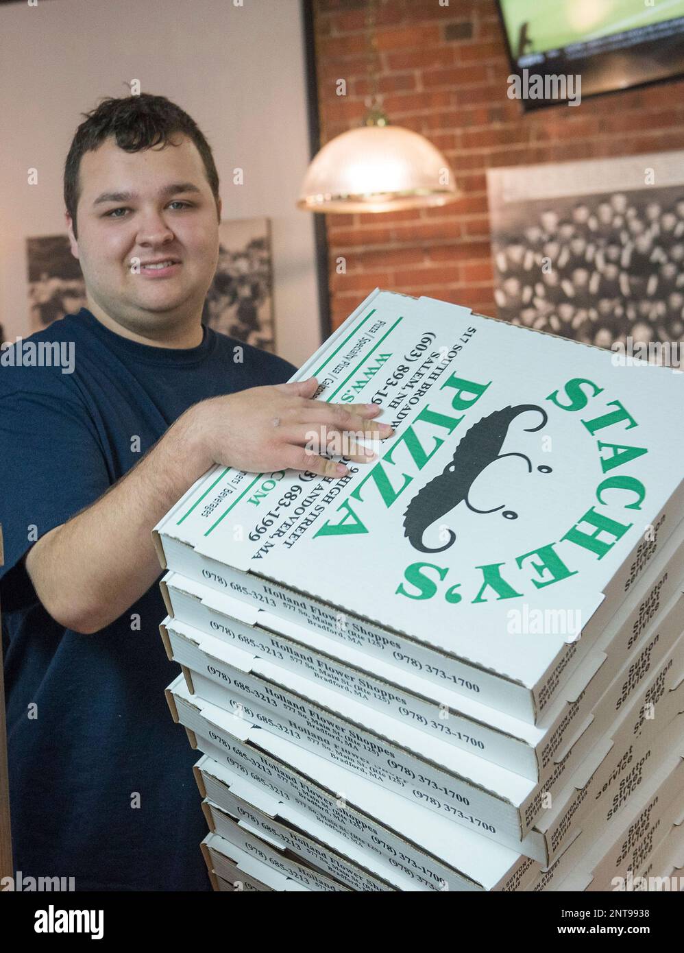This photo taken June 28, 2019, shows Andrew Chartier, 19, posing with ...