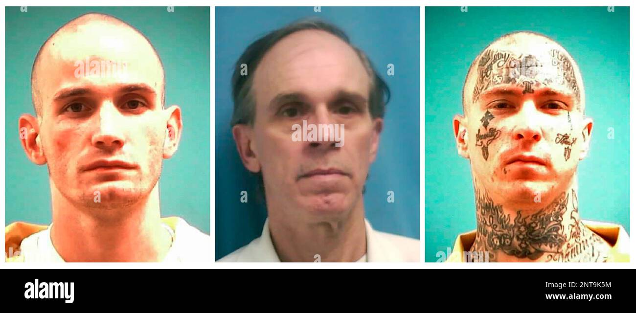 This combination of undated booking photos provided by the Mississippi ...