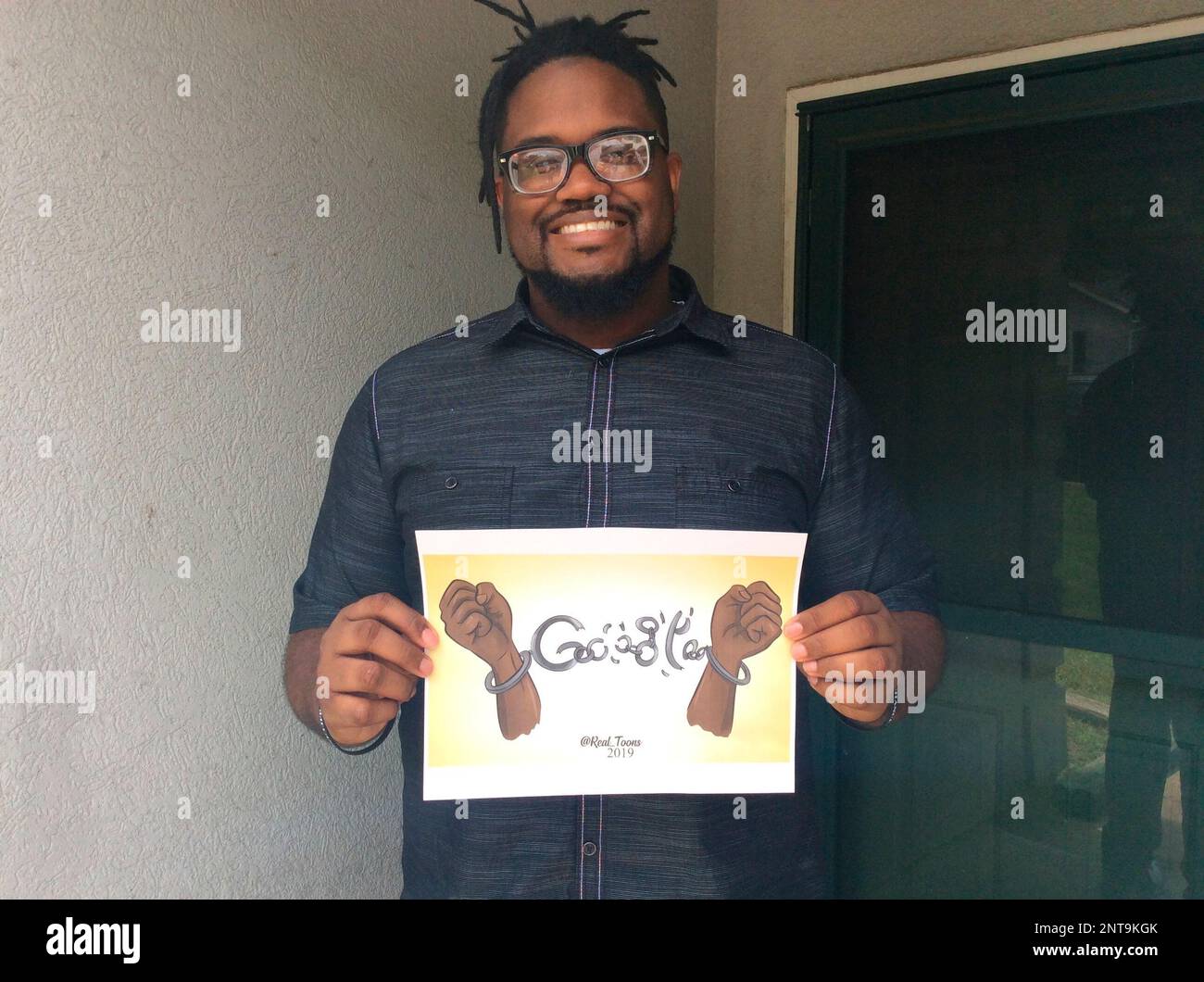 Columbus digital artist Davian Chester poses for a portrait outside of ...