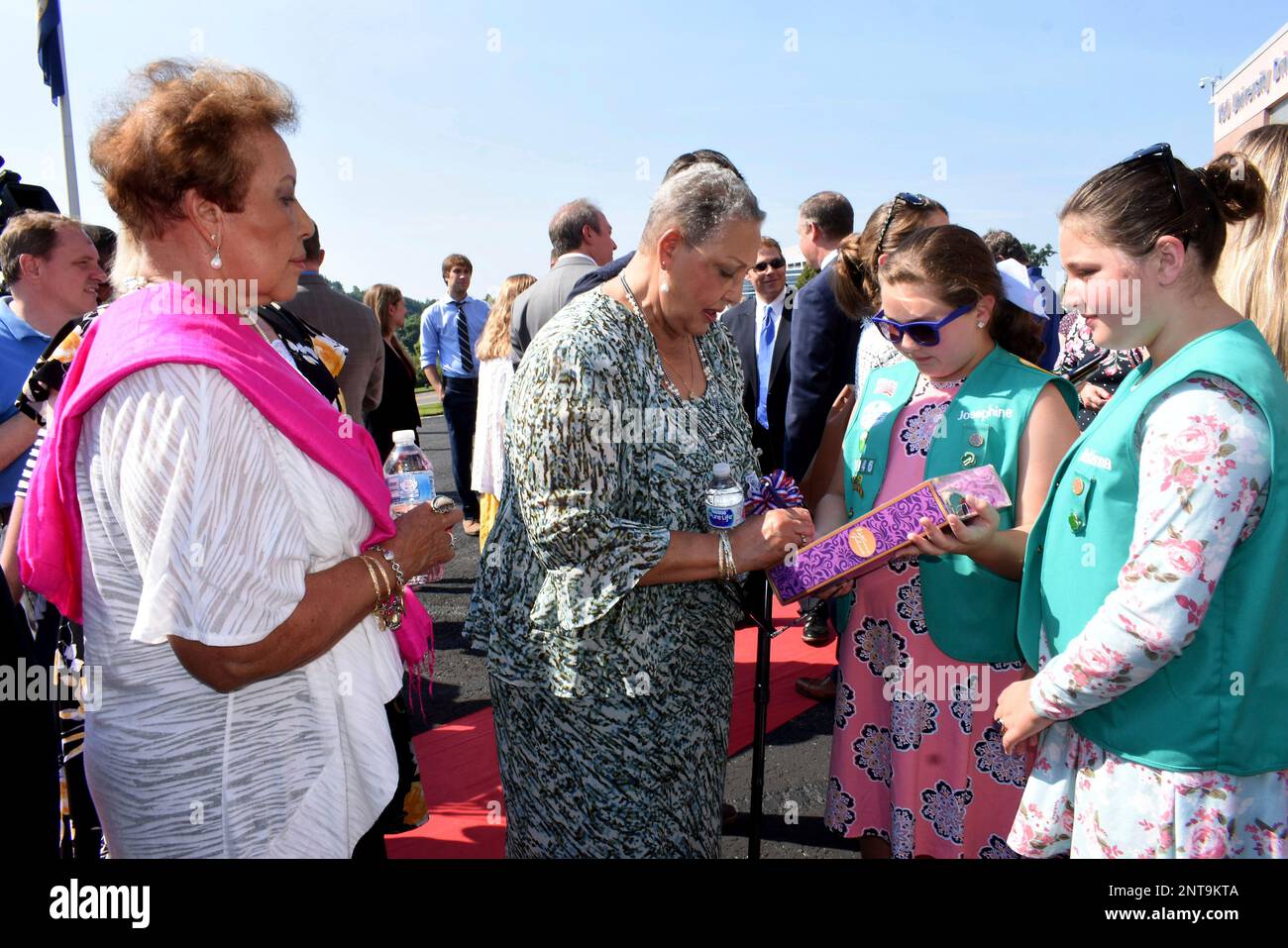 Katherine Johnson's daughters Joylette Hylick and Katherine Moore ...