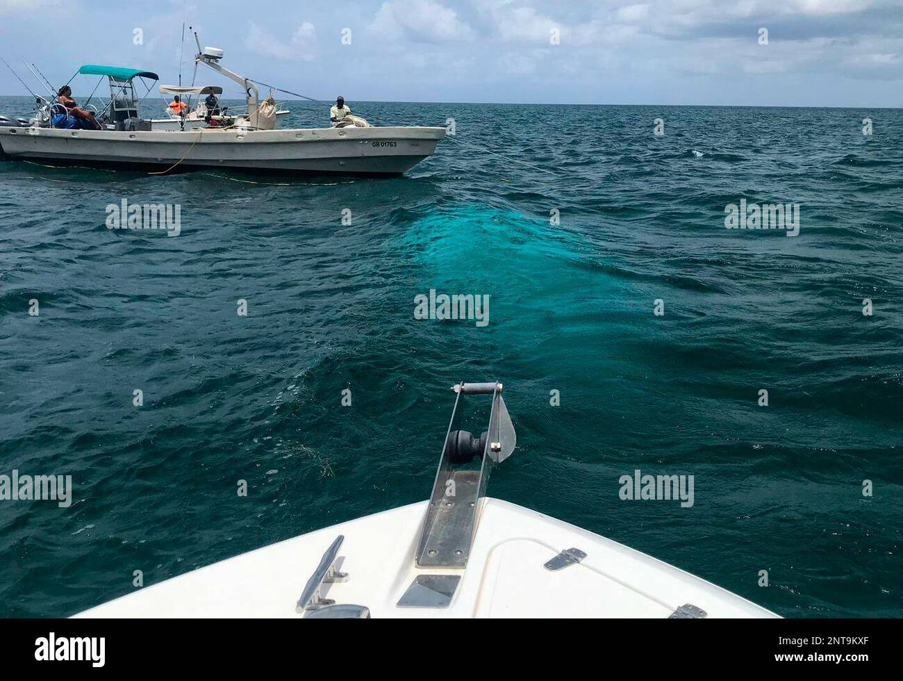 In this handout photo provided by the Bahamas ZNS Network, a recovery ...