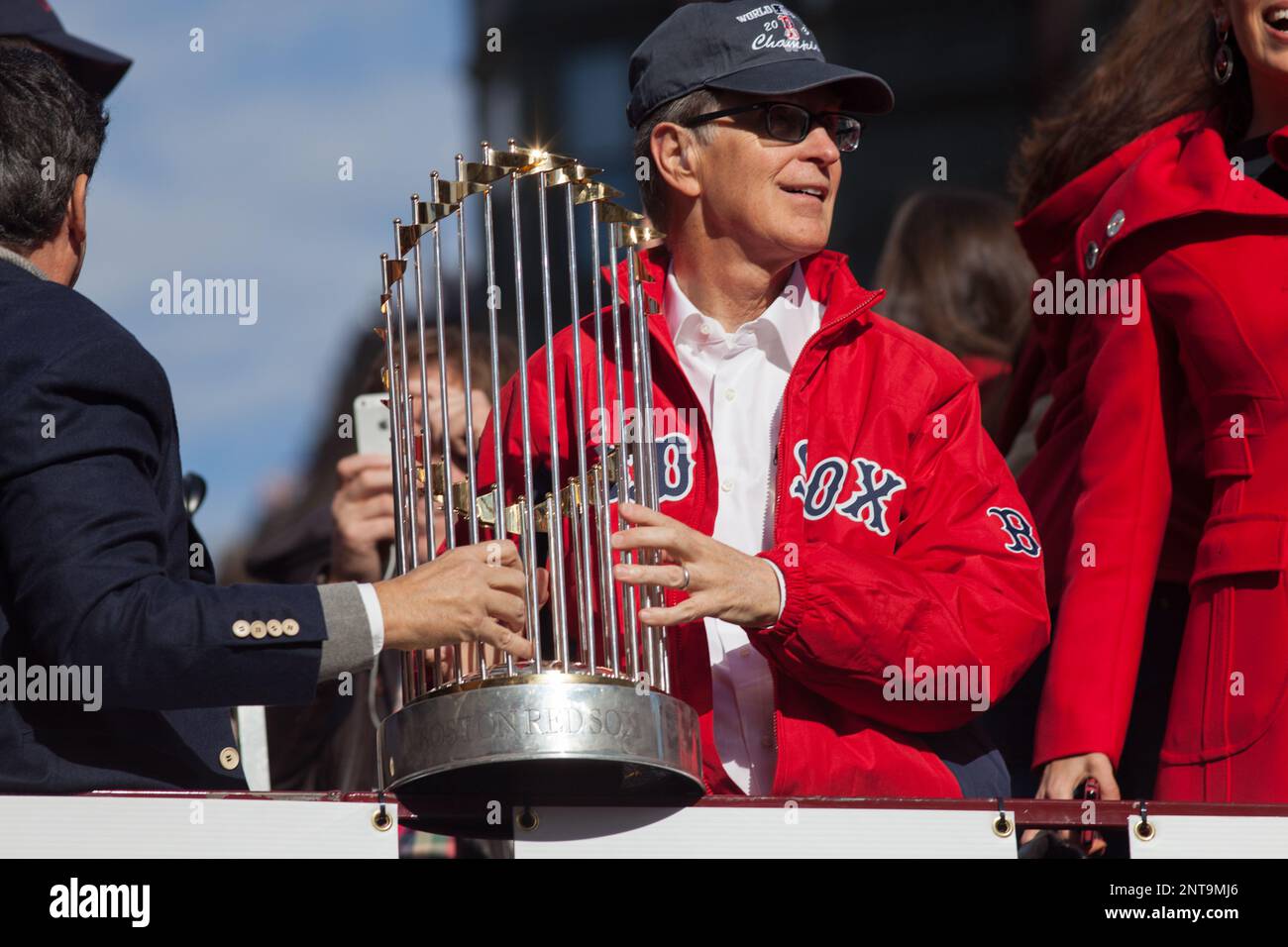 Red Sox principal owner John Henry with World Series trophy, 20123 ...