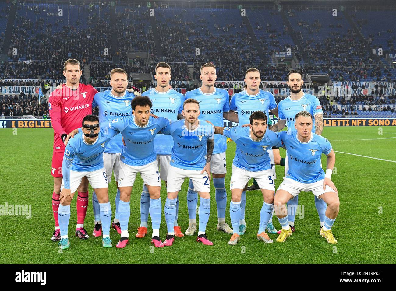 the starting line up of SS Lazio During Serie A 2022-2023 Match, Stadio ...